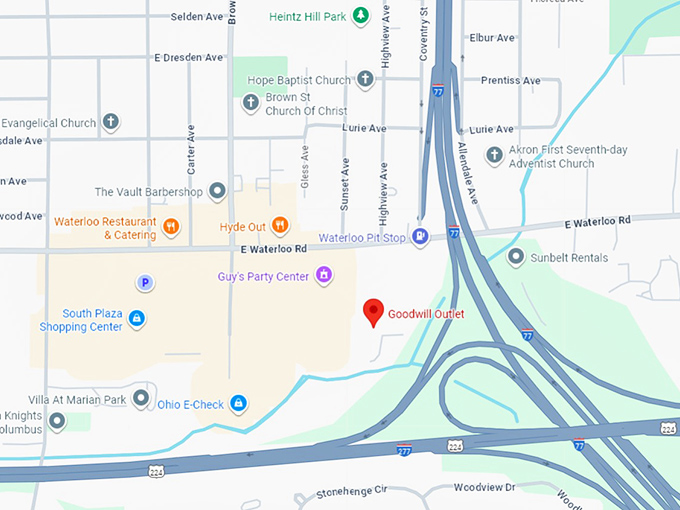 16. goodwill outlet map
