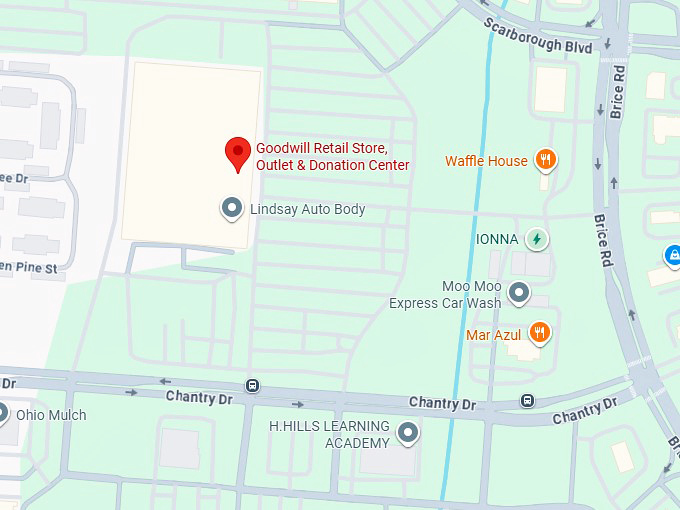 16. goodwill retail store, outlet & donation center (brice rd) map