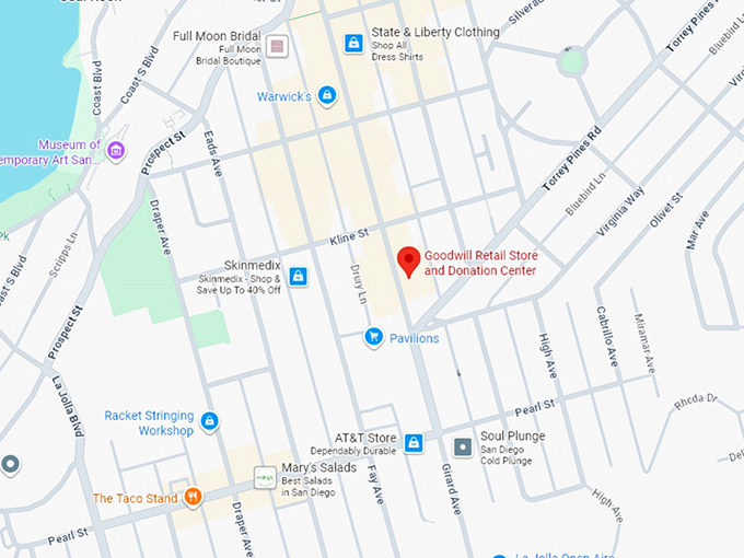 16. goodwill retail store and donation center map