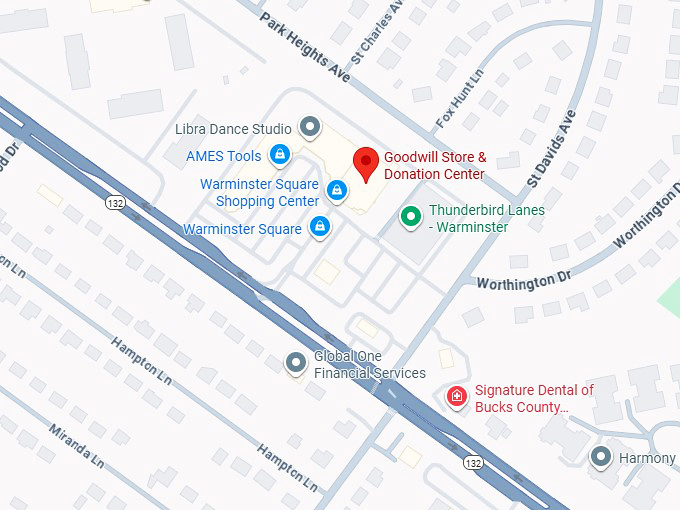 16. goodwill store & donation center map