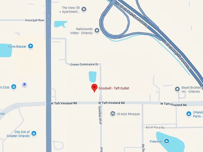 16. goodwill taft outlet map