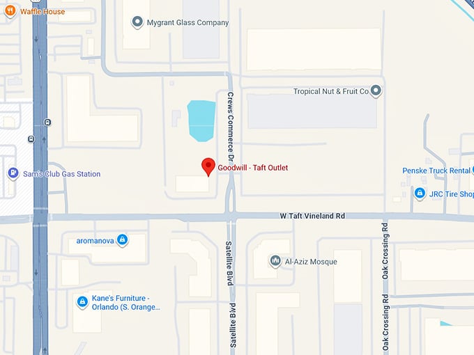 16. goodwill taft outlet map