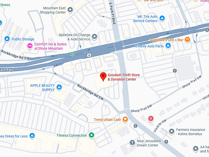 16. goodwill thrift store & donation center map