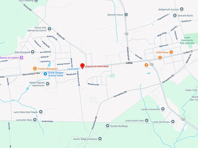 16. gracie's on west main map