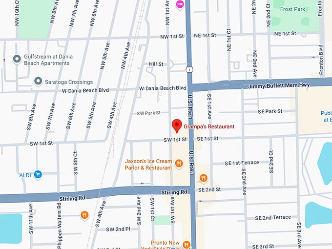 16. grampa's bakery & restaurant map