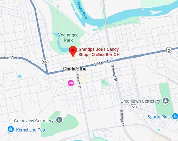 16. grandpa joe's candy shop map