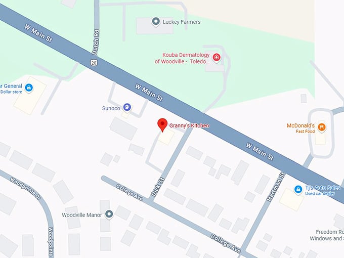 16. granny's kitchen map