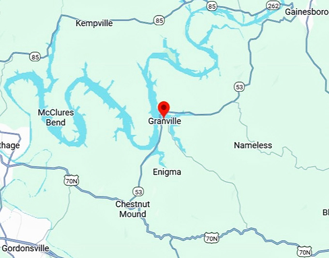 16. granville map
