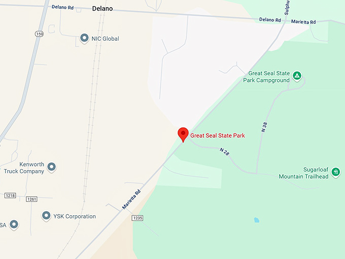 16. great seal state park map