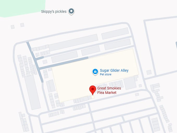 16. great smokies flea market map