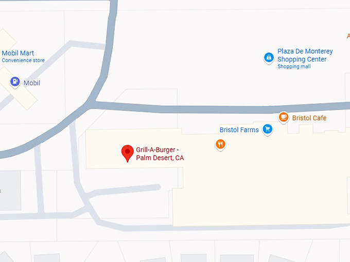 16. grill a burger palm desert, ca palm desert map