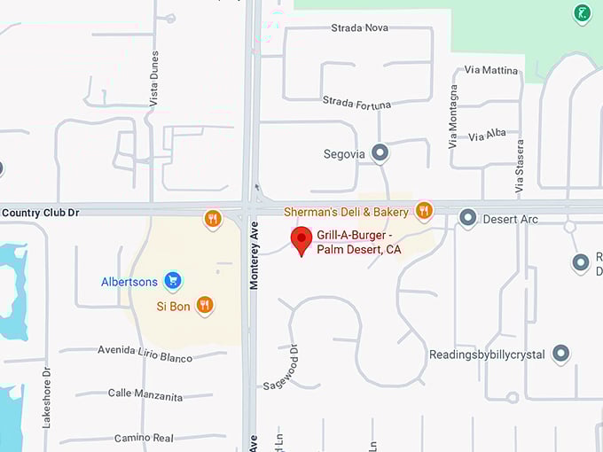 16. grill a burger palm desert, ca map