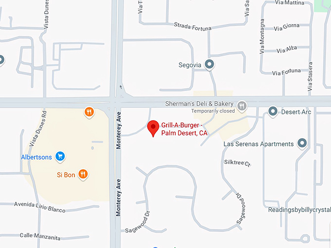 16. grill a burger map