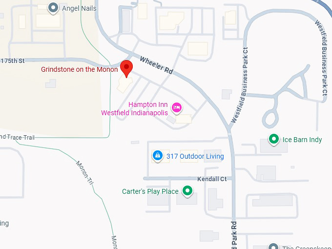 grindstone on the monon map