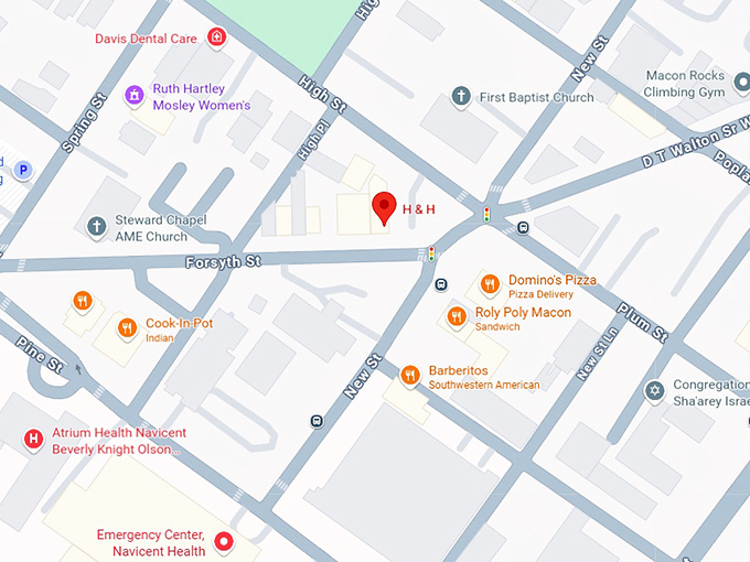 16. h&h restaurant map