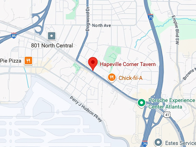 16. hapeville corner tavern map