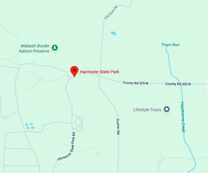 16. harmonie state park map