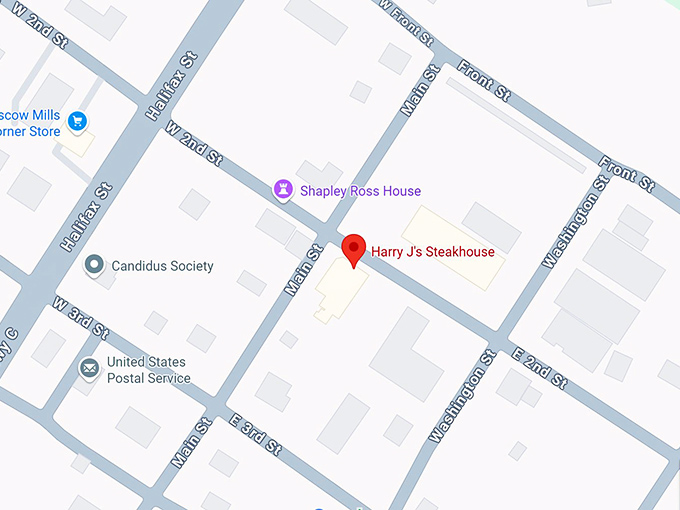 16. harry j's steakhouse map