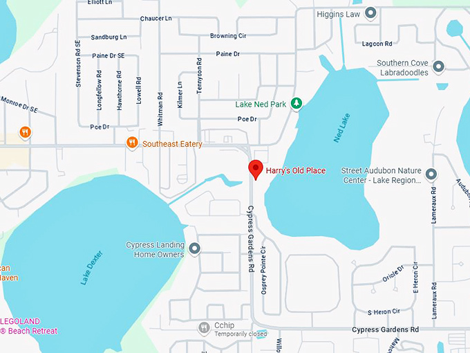 16. harry's old place map