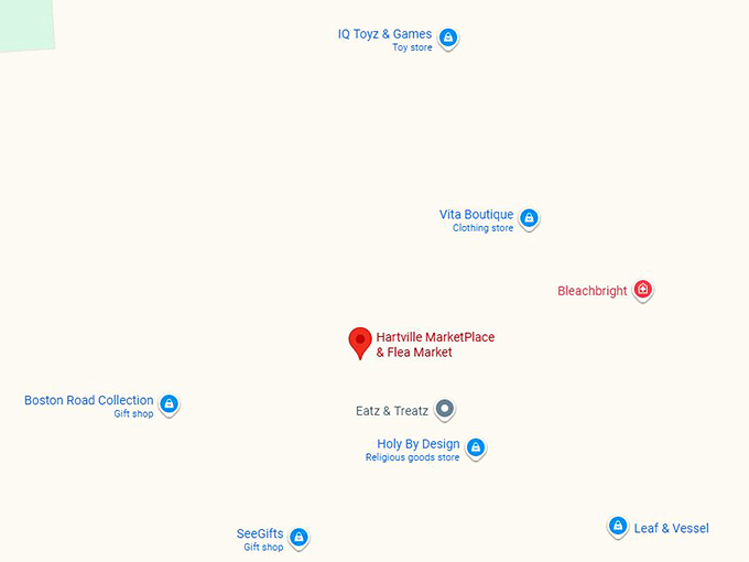 16. hartville marketplace & flea market map