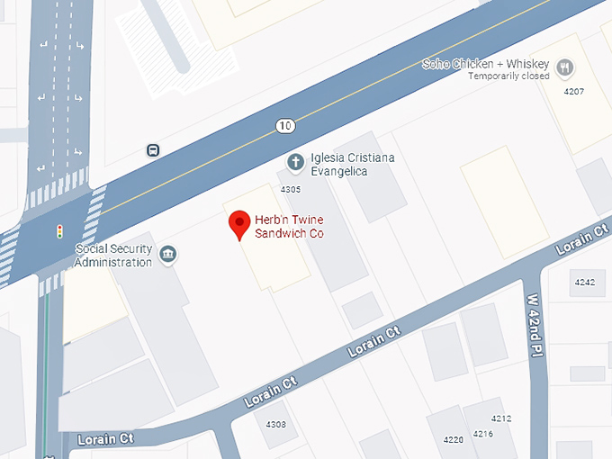 16. herb'n twine sandwich co. map