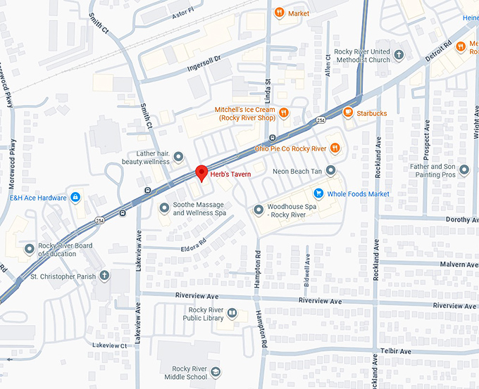 16. herb's tavern map