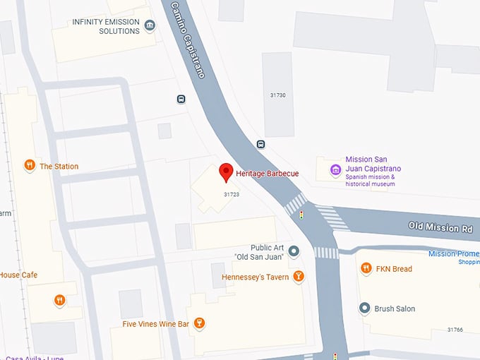 16. heritage barbecue san juan capistrano map