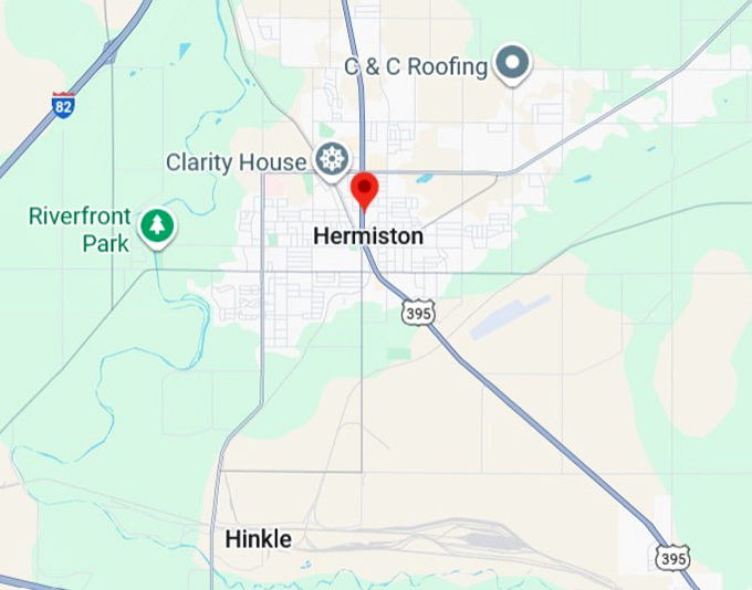 16. hermiston map