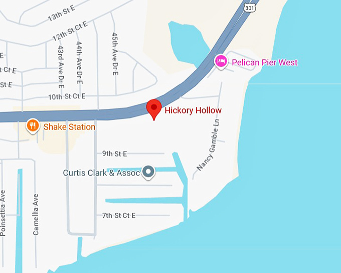 16. hickory hollow map