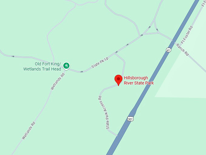 16. hillsborough river state park map