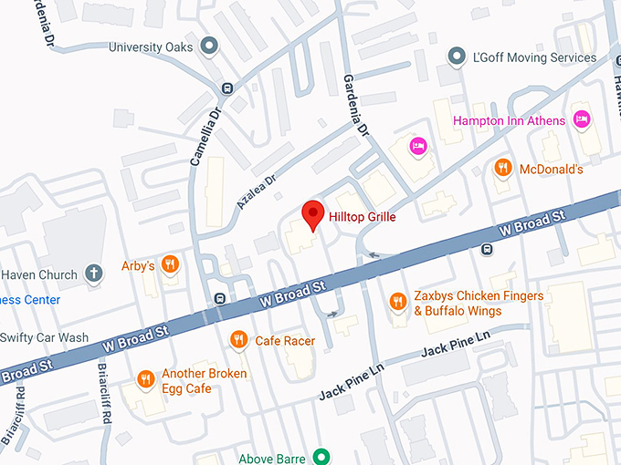 16. hilltop grille map