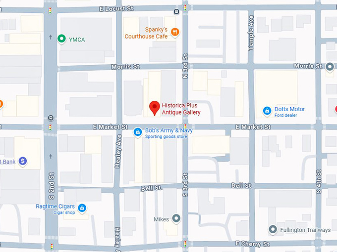 16. historica plus antique gallery map