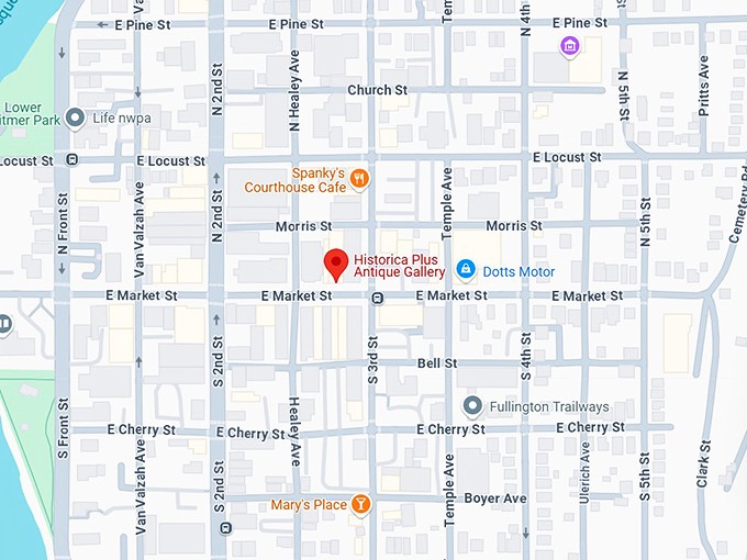 16. historica plus antique gallery map