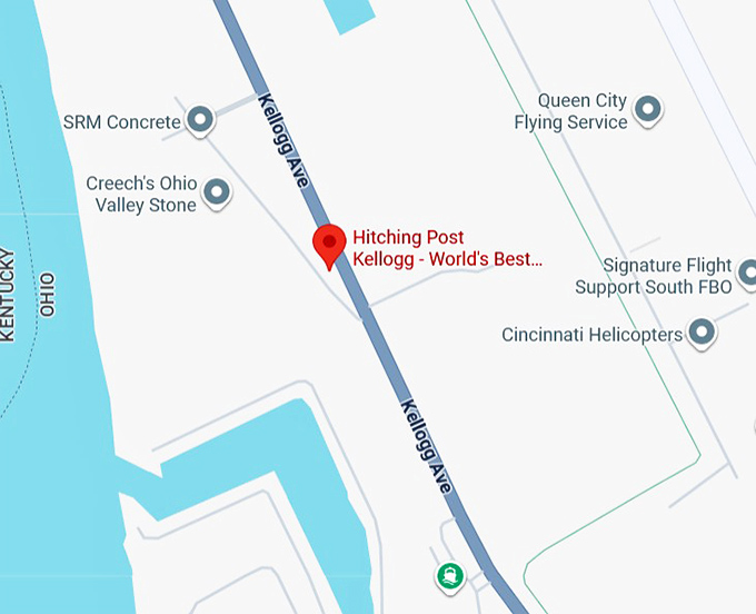 16. hitching post kellogg world's best fried chicken map