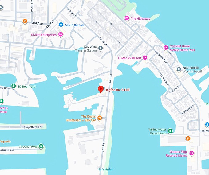 16. hogfish bar & grill map