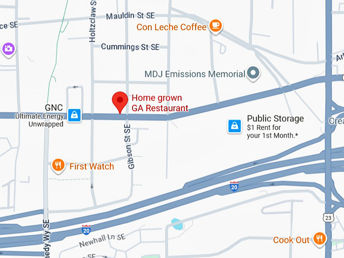 home grown ga restaurant map