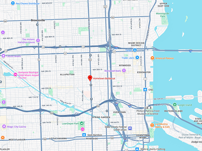 16. hometown barbecue map