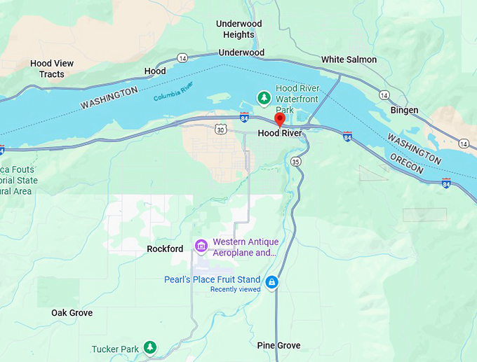 16. hood river map