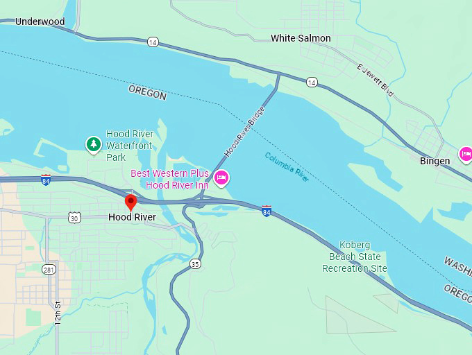 16. hood river map