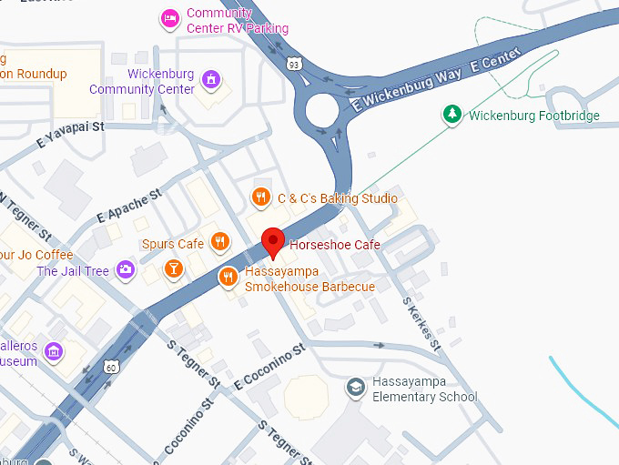 16. horseshoe cafe map