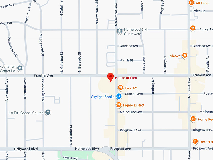 16. house of pies map