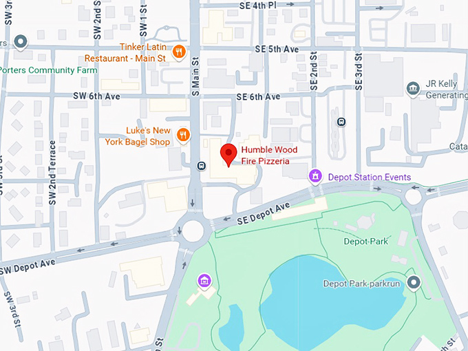 16. humble wood fire pizzeria map