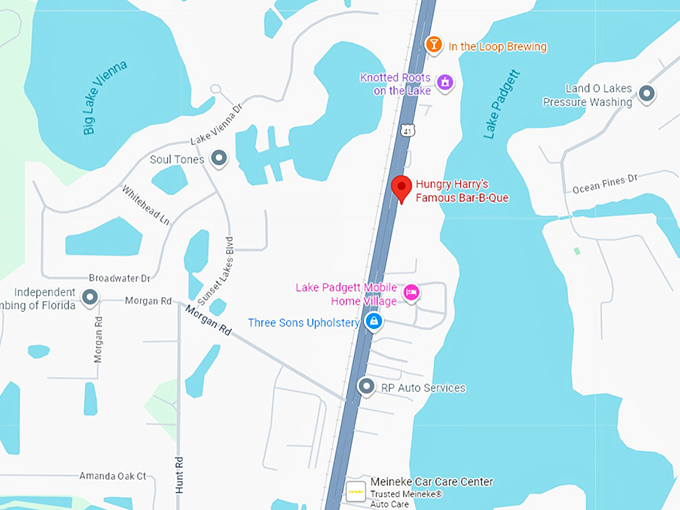 16. hungry harry&rsquo;s famous bbq map