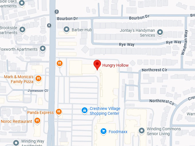 16. hungry hollow map