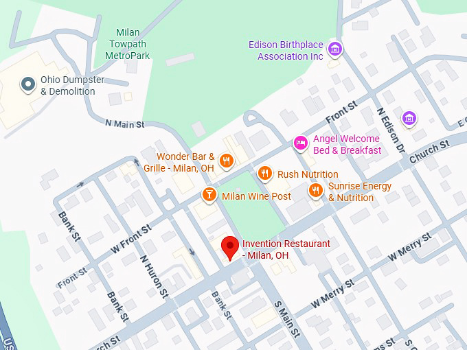 16. invention restaurant map