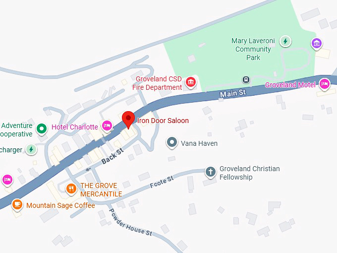 16. iron door saloon map