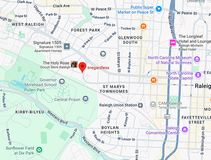 16. irregardless map