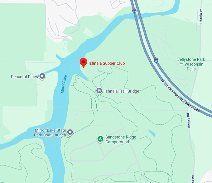 16. ishnala supper club map