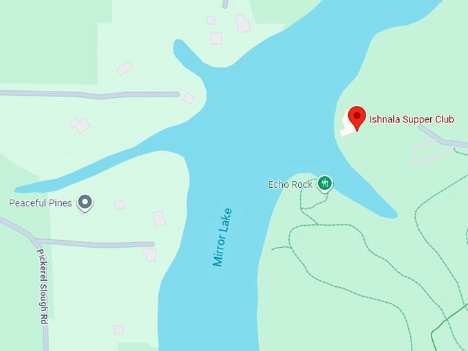 ishnala supper club map