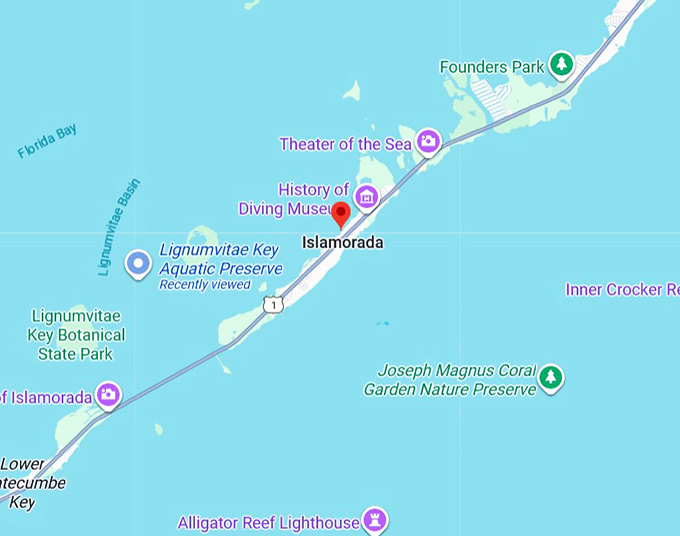 16. islamorada map